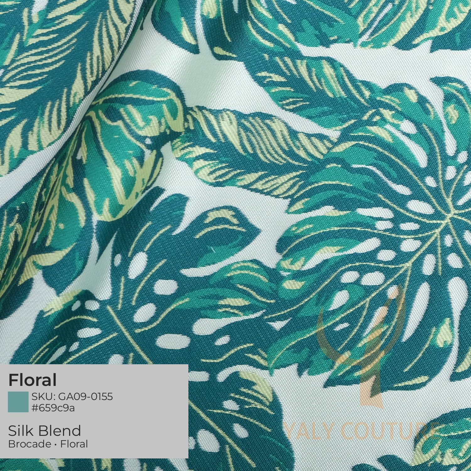 Floral Print Brocade Midi Dress | Yaly Couture Bespoke -- Unique ...