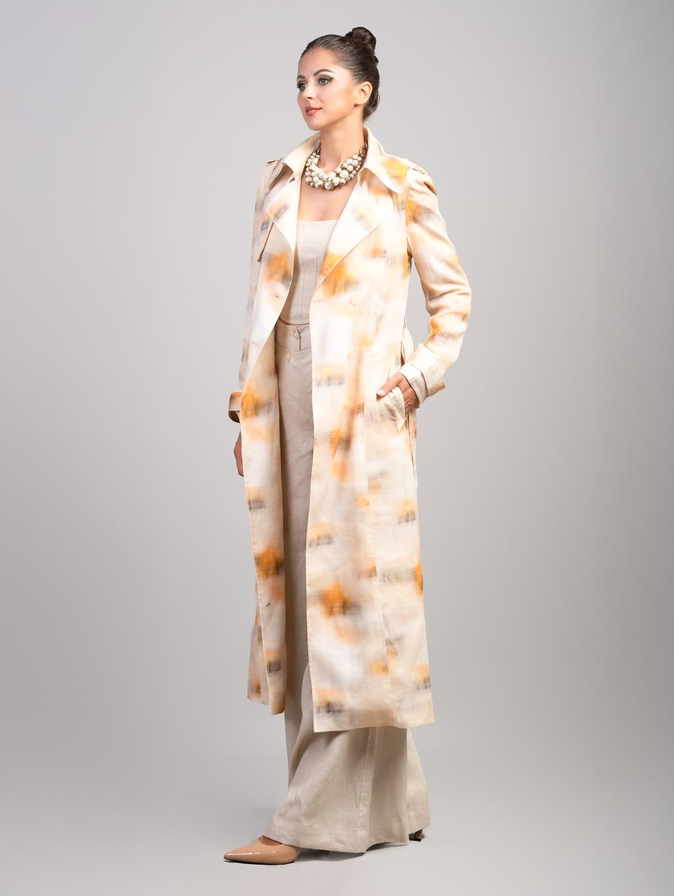 Ivory 3-piece Linen Ensemble | Yaly Couture Bespoke -- Exclusive, Chic ...